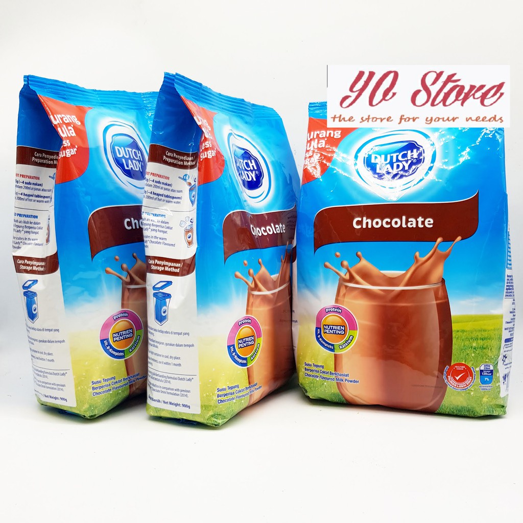 Dutch Lady Instant Milk Powder (Chocolate) 900gx3 | Shopee Malaysia