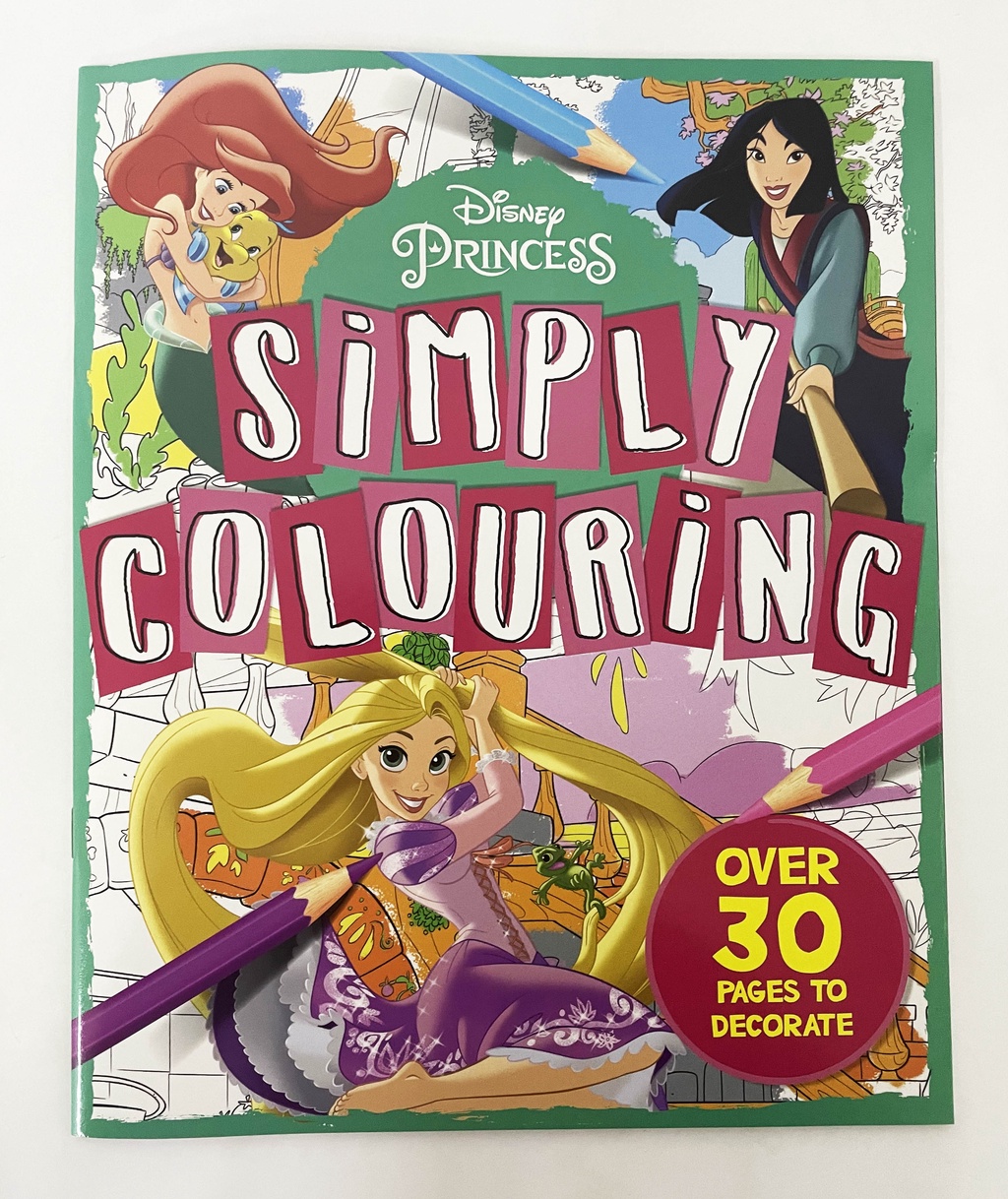 Disney Princess Colouring & Activity Books Gift Set Box For Kids with 5 ...