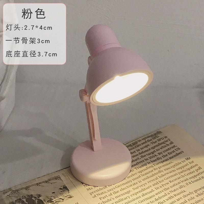 Lampu meja mini led kreatif pelajar bilik tidur asrama belajar lampu ...