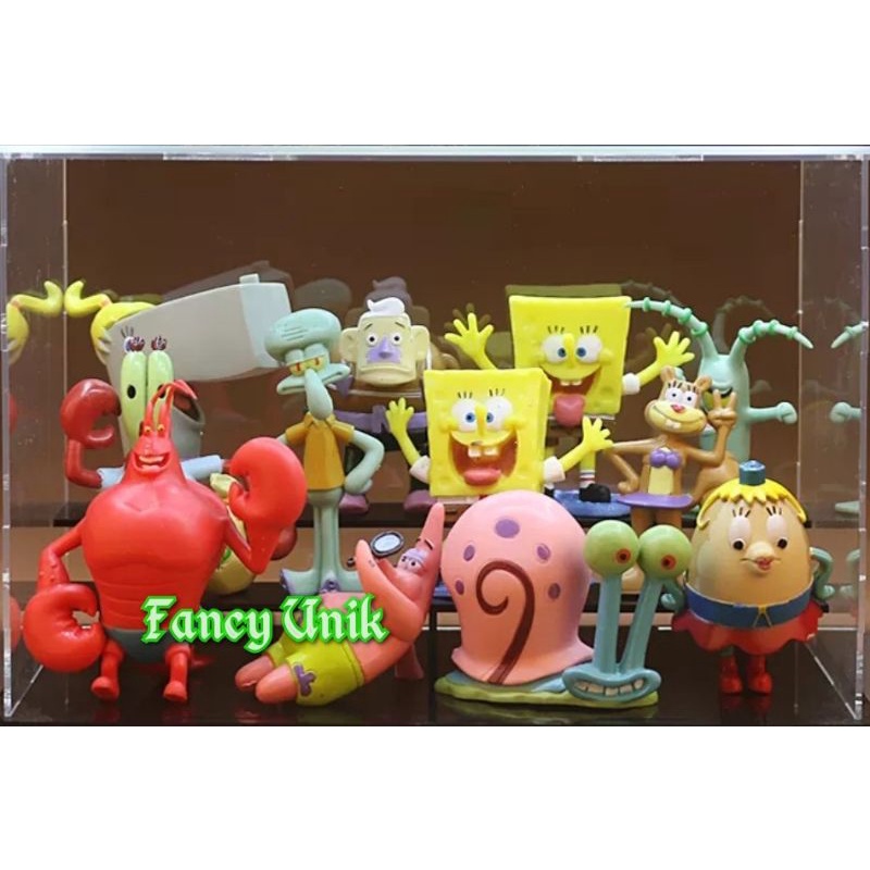 Action Figure Cake Topper Display Sponge Bob SpongeBob SquarePants Set ...