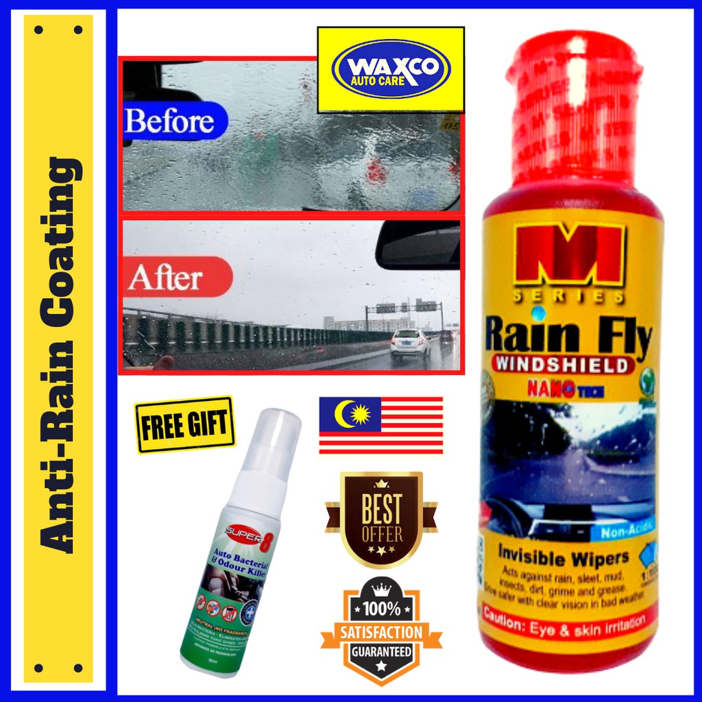 💥Watermark Remover Car Windshield Anti Rain Coating Cermin Kereta Kalis ...