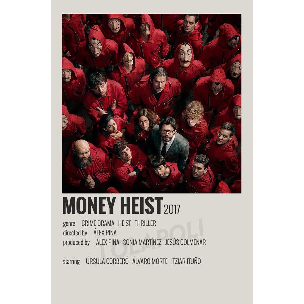 Money Heist TV Show Series Poster - La Casa De Papel | Shopee Malaysia