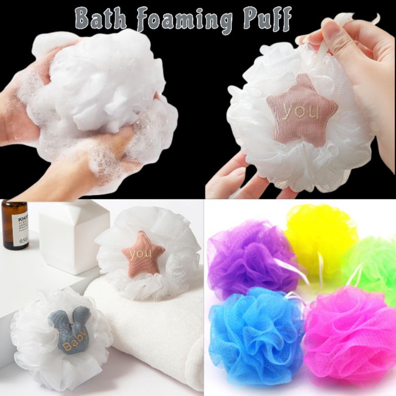 Span Mandi/ Busa Mandi/ Bath Foaming Puff / Bath Foaming Mesh Puff ...