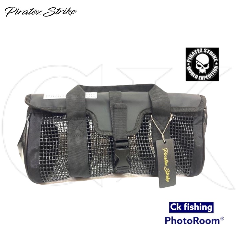 Piratez Strike Jig Mesh Bag ( 4 Size XS , S , M , L ) Fishing Bag ...