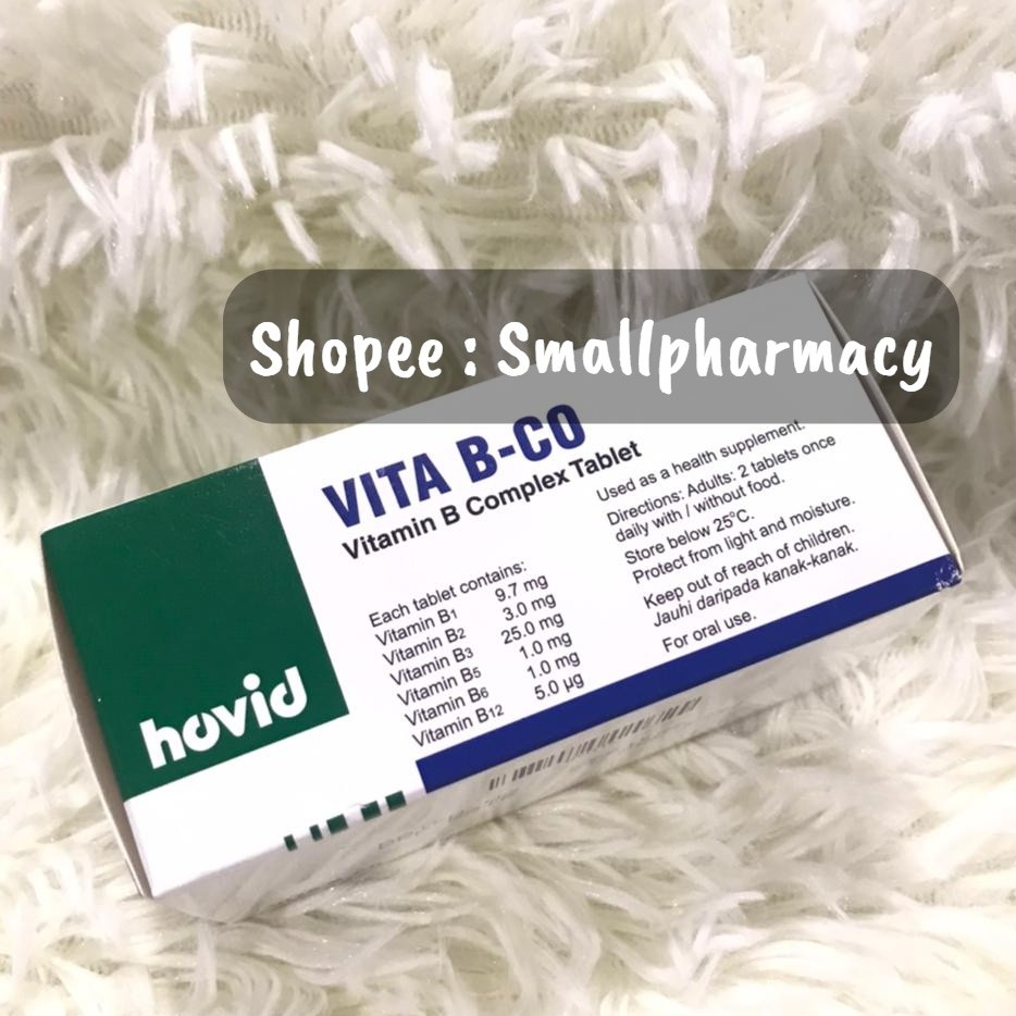 Hovid Vita B-Co (100 Tabs) B complex 109866 | Shopee Malaysia