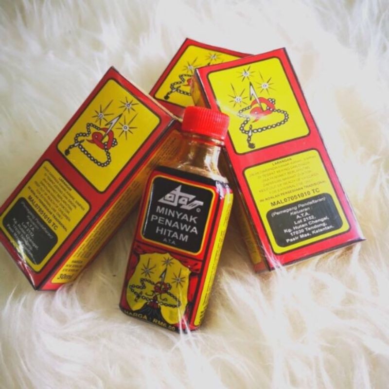Minyak Penawar Hitam A.T.A 30ml Sesuai Untuk Seisi Keluarga | Shopee ...