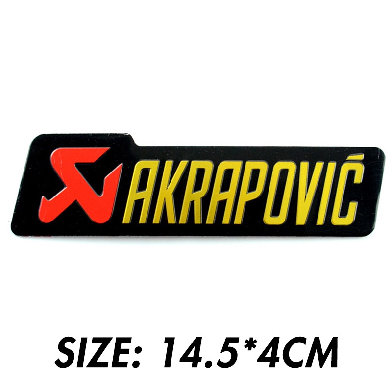 Akrapovic Motorcycle Sticker Exhaust Pipe Sticker Heat Resistant 3D ...
