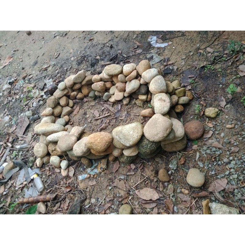 Batu sungai asli untuk hiasan seketul | Shopee Malaysia