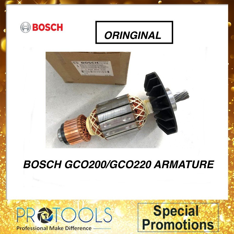(FREE SHIPPING)Bosch 1609B03639 Original Armature Rotor For GCO200 ...