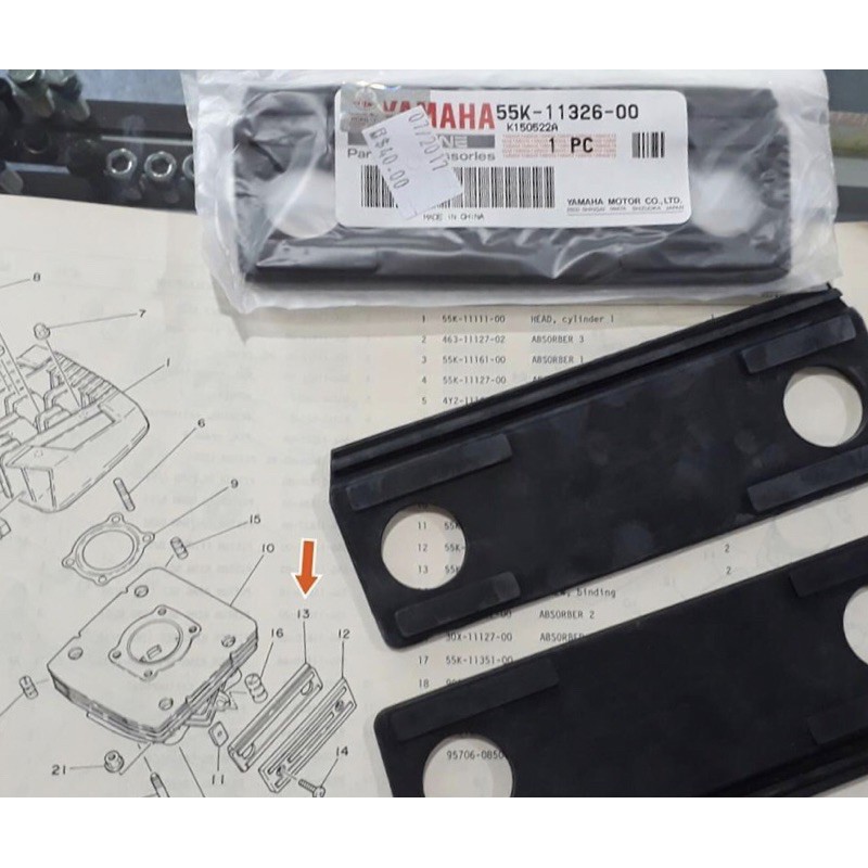 GETAH COVER BLOCK RXZ ORIGINAL | Shopee Malaysia