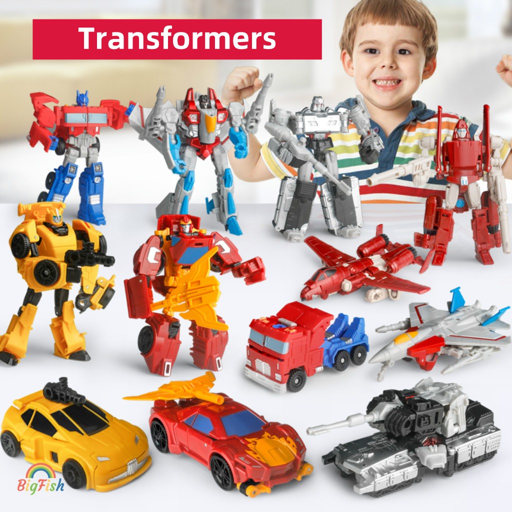 Transformers Transforming Robot Commander Toys Tank Man Optimus Prime ...