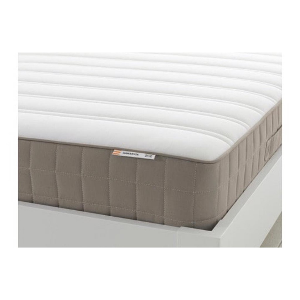 IKEA HAMARVIK Sprung mattress firm dark beige90x200 cm