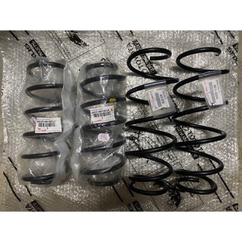 ORIGINAL TOYOTA VIOS NCP93 (2008-2013) FRONT&REAR COIL SPRING FRONT ...