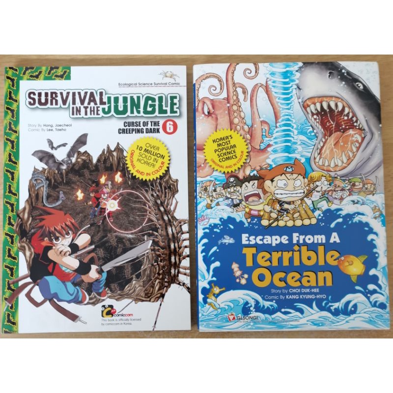 Survival Science Comic (2 books) | Shopee Malaysia