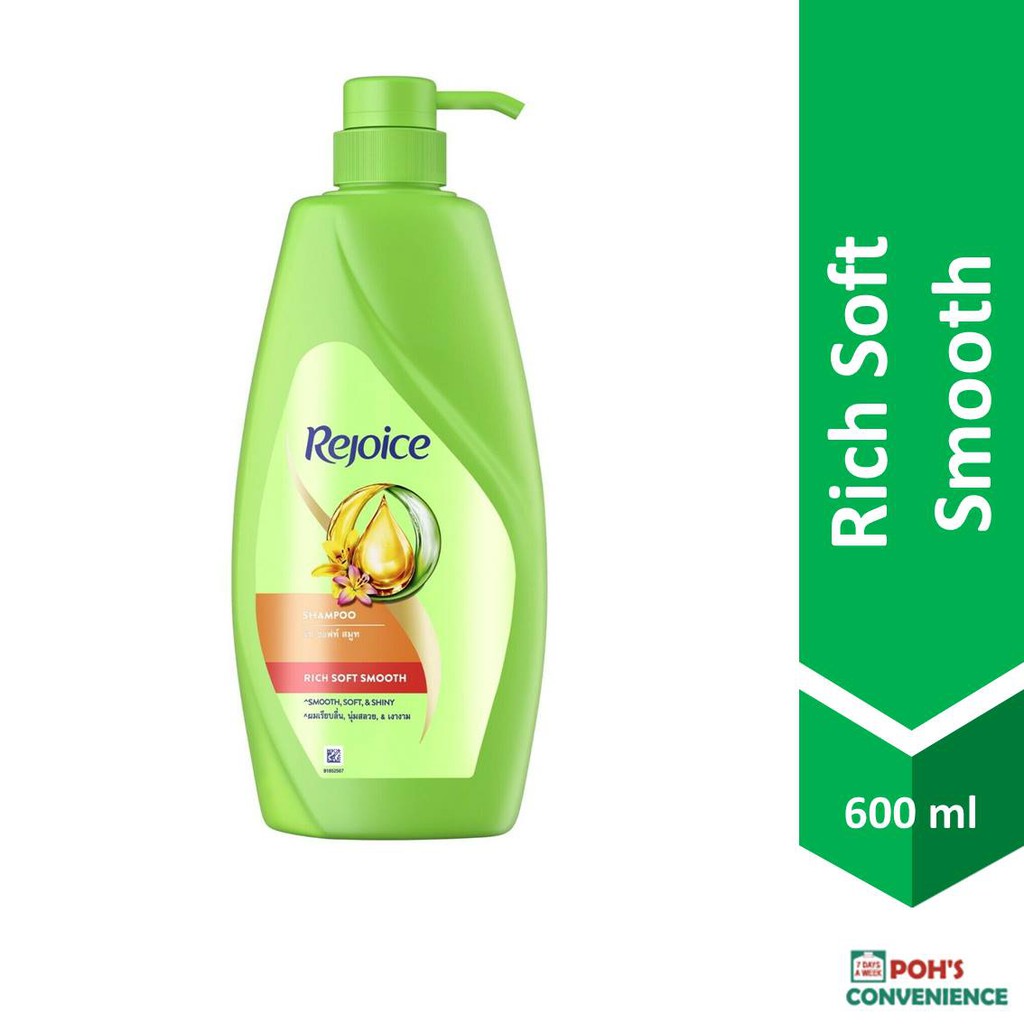 Rejoice Rich Soft Smooth Shampoo (600ml) | Shopee Malaysia