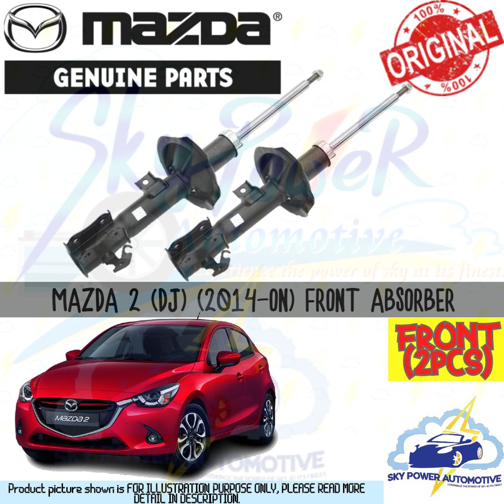 MAZDA 2 (DJ) (2014~) 100% ORIGINAL (GENUINE) SHOCK ABSORBER (FRONT 2PCS ...