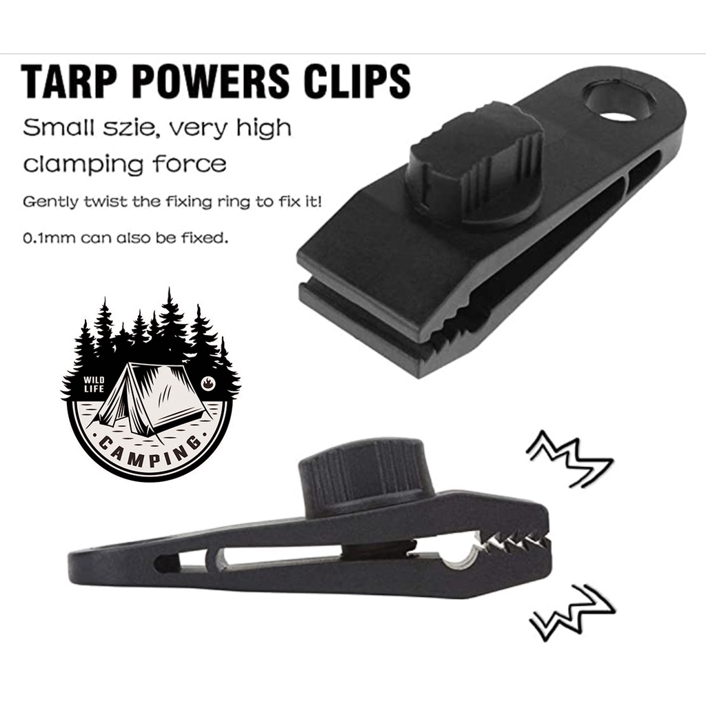 🔥Ready Stock🔥Khemah klip,Tarp Clips,camping clip,Heavy Duty Tarp Clips ...