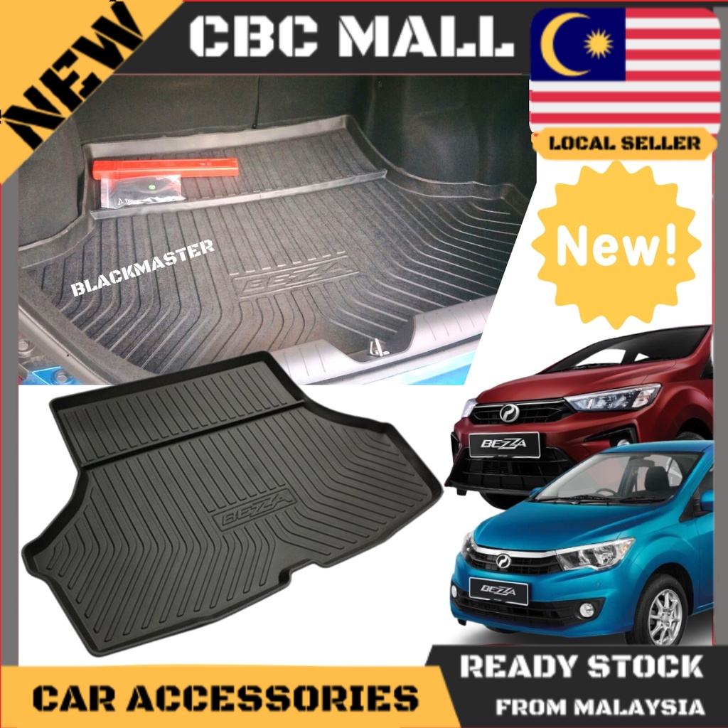 Perodua Bezza 2016-2021 Boot Tray Trunk Tray Cargo Tray Rubber Tray ...