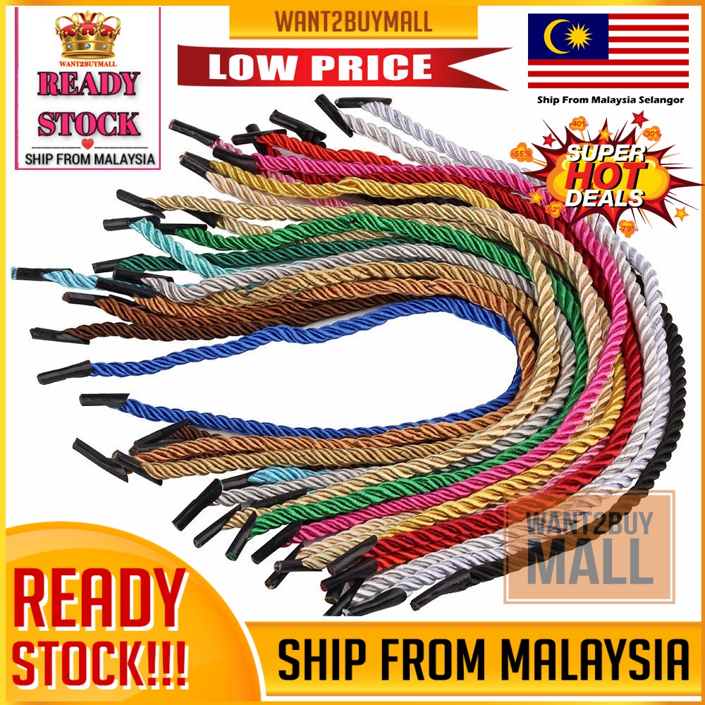 🇲🇾 🏆 4.5mm x 35cm Nylon String | Tali Paper Bag Rope Beg Kertas | Tali ...