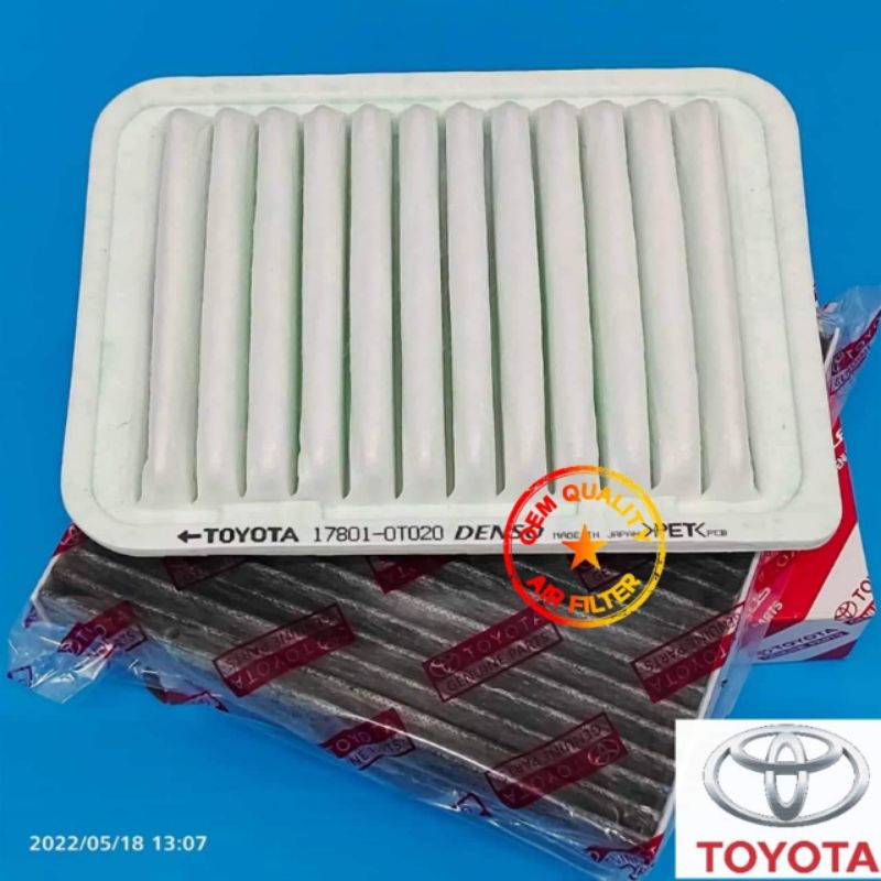 Toyota vios ncp93( 08-13 )AIR&(fiber carbon)CABIN FILTER SET | Shopee ...