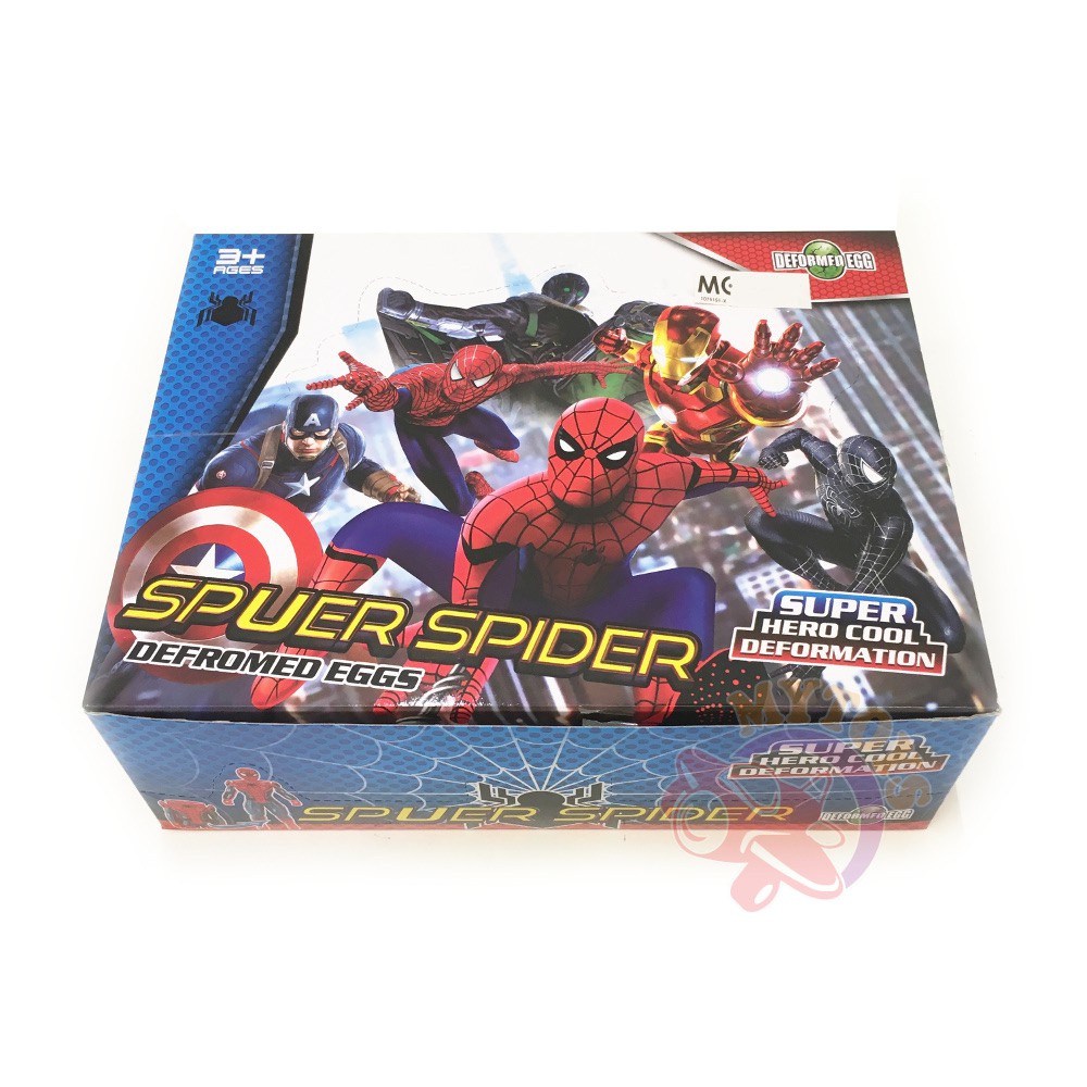 Spiderman Surprise Eggs 12-Piece Box MYTOYS | Shopee Malaysia