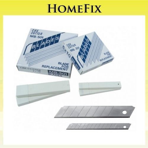 9mm/18mm Cutter Blade Refill For Big and small Cutter/Knife | Shopee ...