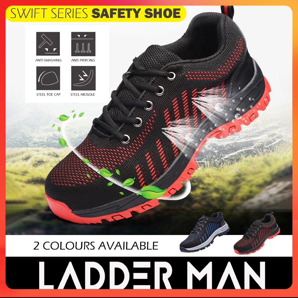 Ladderman Swift Series Steel Toe Cap Low Cut Safety Boots Safety Shoe ...
