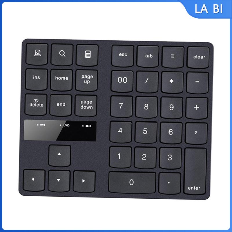 Wireless Numeric Keypad Keyboard Number Pad for Laptop PC, 35 FSK ...