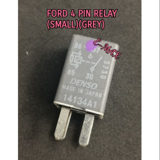DENSO - CHEVROLET CADILLAC BUICK 12V 4 PIN RELAY (SMALL PIN) GREY ...