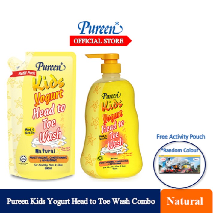 Pureen Kids Yogurt HTTW (750+600ml) Combo (Free Thomas & Friends ...