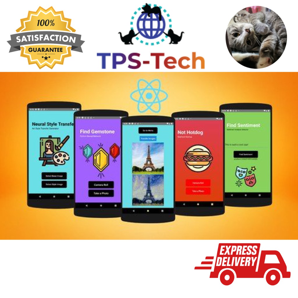 [COURSE] Udemy - Deep Learning with React-Native & Python - Build 7 AI Apps | Shopee Malaysia