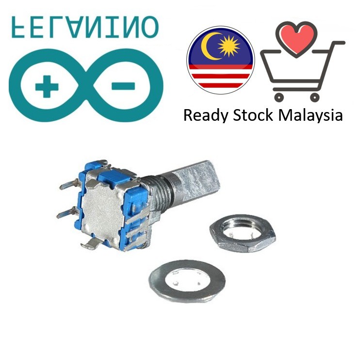 Rotary Encoder with Push Switch EC11 20MM | Shopee Malaysia