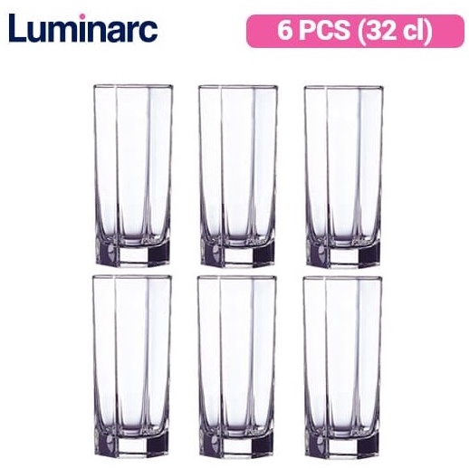 Luminarc Octime Glass 6pc 320ml / Set Gelas | Shopee Malaysia