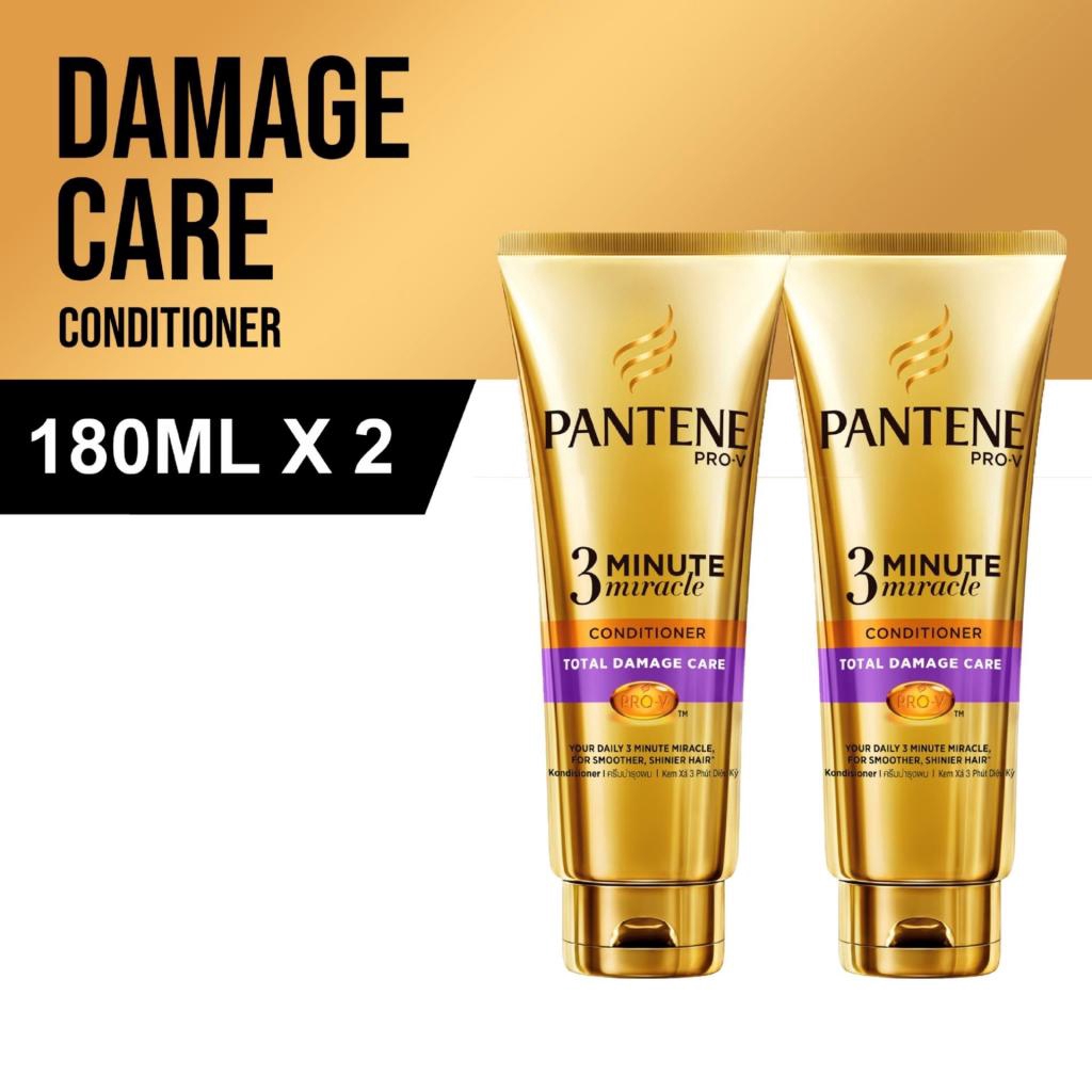 Pantene Pro-V 3 Minute Miracle Conditioner Total Damage Care 180ml ...
