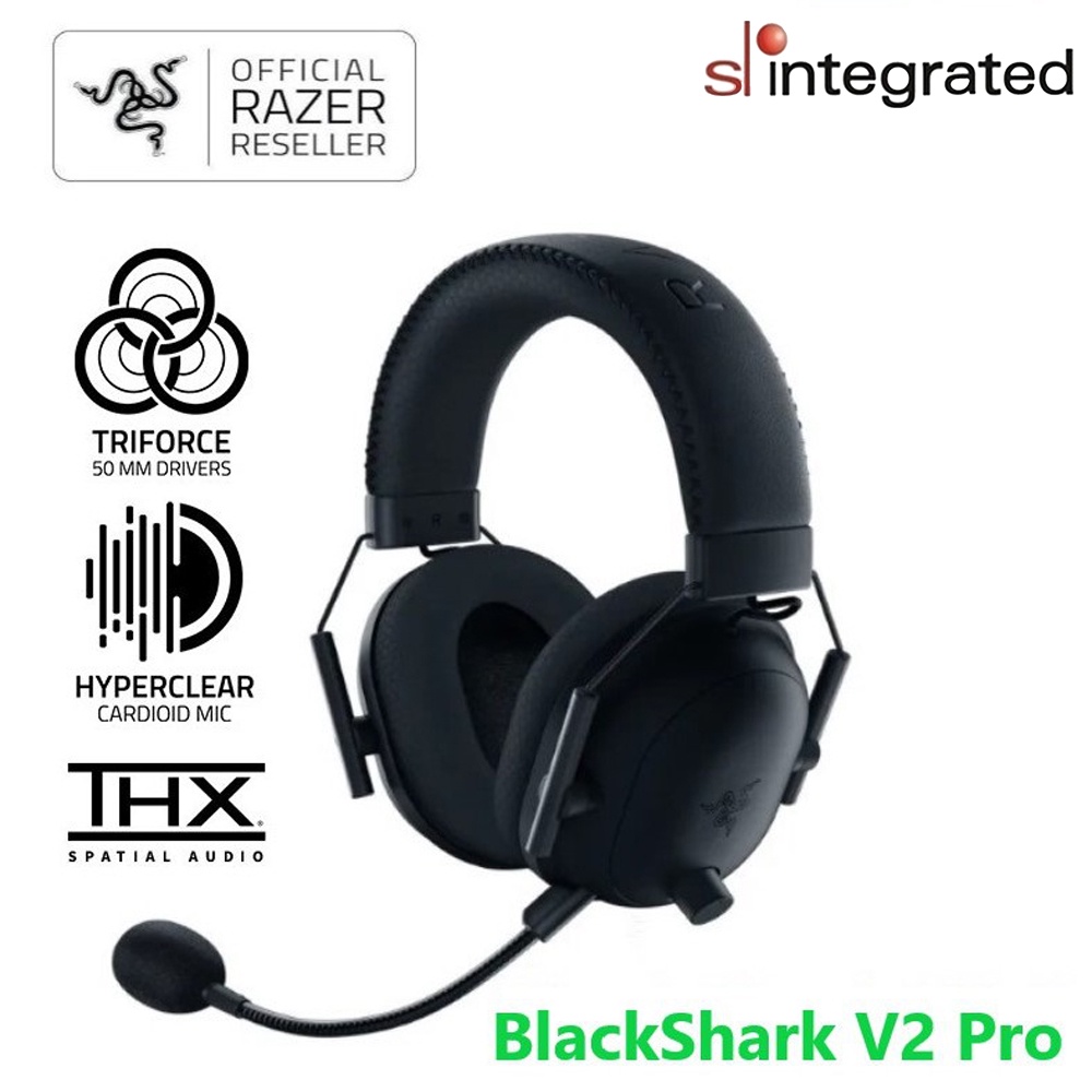 Razer BlackShark V2 Pro (2023) Wireless Esports Headset - Black/White | Shopee Malaysia