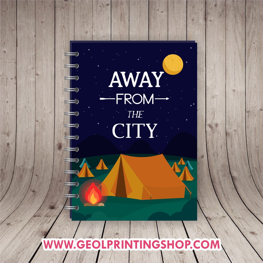 Custom EXPLORE/CAMPFIRE NOTEBOOK | Shopee Malaysia