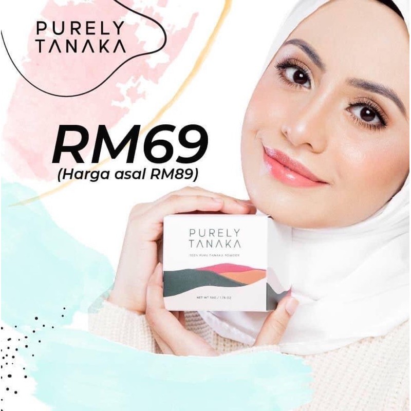 Purely Tanaka Face Mask 💯 Natural + 5 FREE GIFT🔥🔥 | Shopee Malaysia