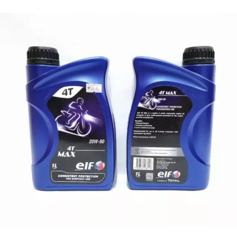 petronas engine oil ELF 4T Max 20w-50 Motorcycle Engine Oil 1L | Shopee ...