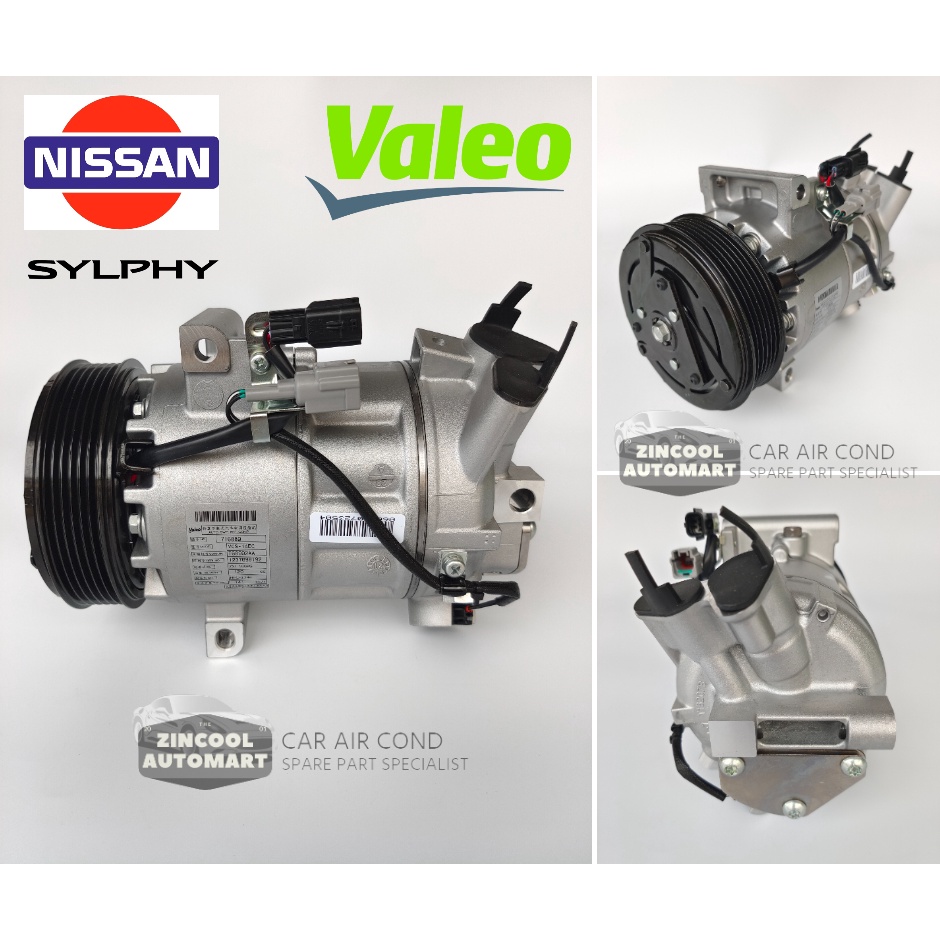 Nissan Sylphy / Teana 14' 2.0cc AirCond Compressor VCS-14EC 6PK ( 3 Leg ...