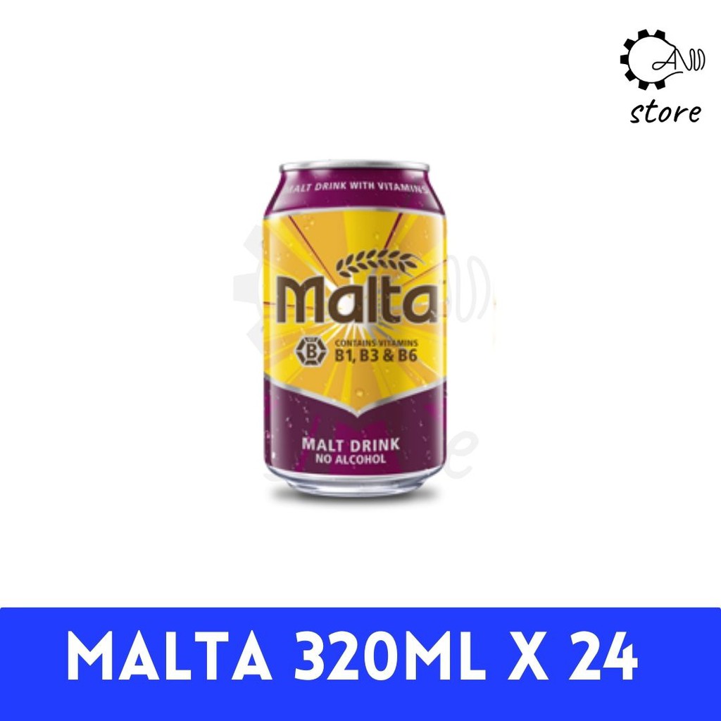 MALTA / Can / 320mL x 24 / Energy Drink / Malt / Drink | Shopee Malaysia