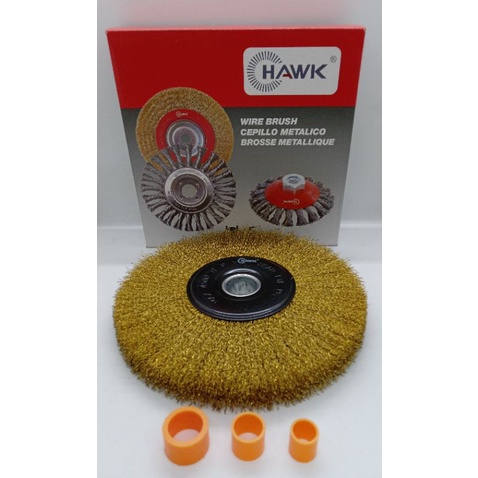 200MM HAWK WHEEL BRUSH W/ARBOR HOLE | Shopee Malaysia