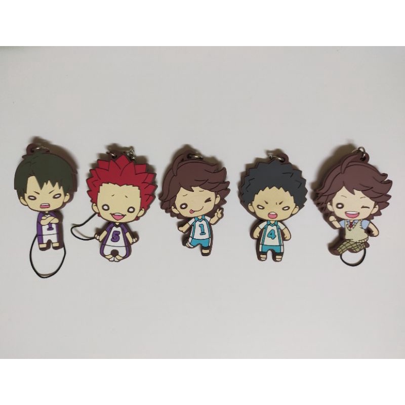 Genuine Haikyuu Nitotan Rubber Strap Ushijima Oikawa Keychain Tendou ...