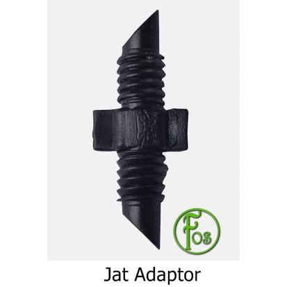 [100pcs] Micro Fitting - Jat Adaptor (S46) , One Way Dripper / Threaded ...