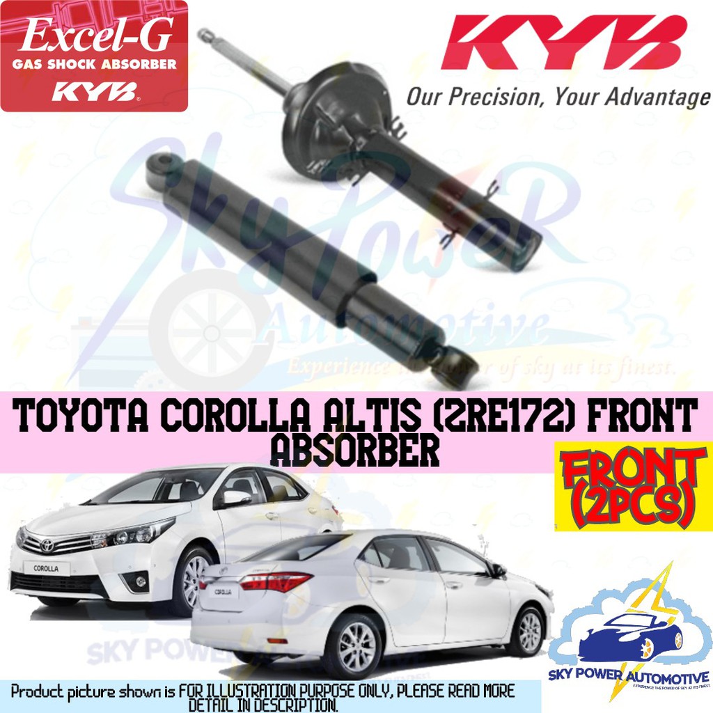 TOYOTA COROLLA ALTIS ZRE172 ZRE173 (2008-2013) KAYABA (KYB) EXCEL-G GAS ...