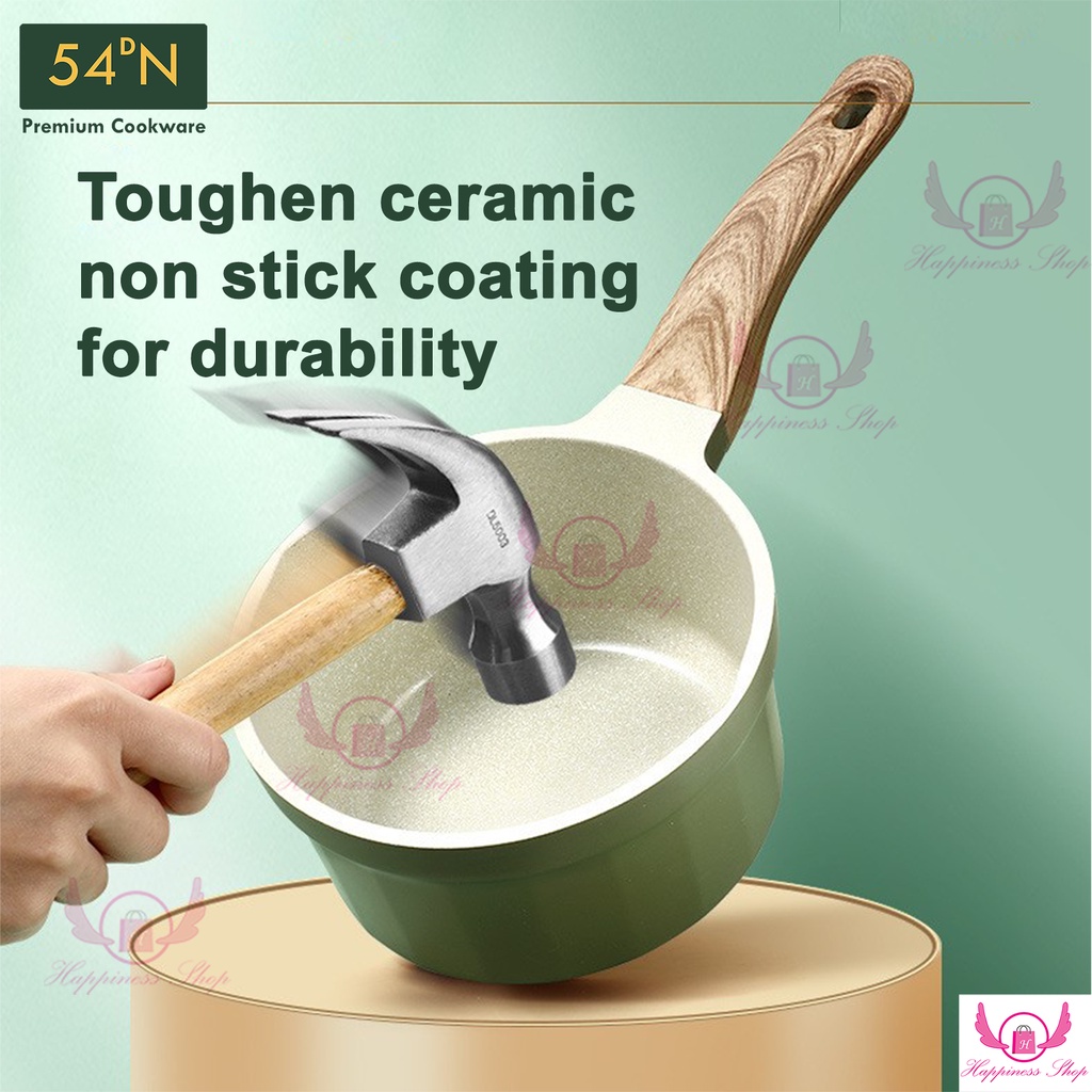 54DN 24cm 28cm Anti Bacterial Ceramic Coated Non Stick Pot Non Stick ...