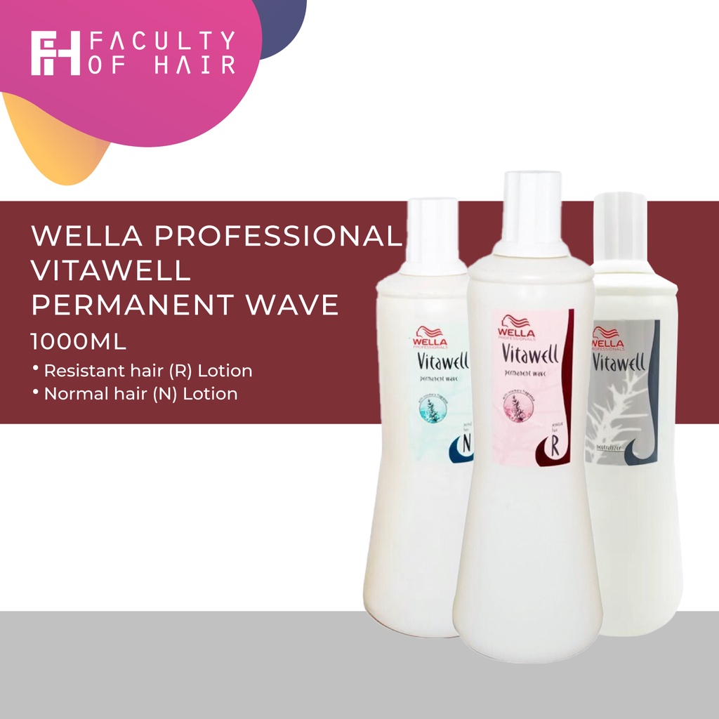 Wella Professionals Vitawell Permanent Wave for Perming & Neutralizing ...