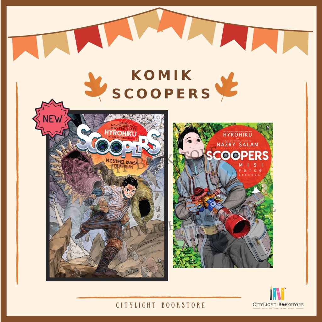 [CITYLIGHT] Komik-M: Scoopers - PTS | Shopee Malaysia