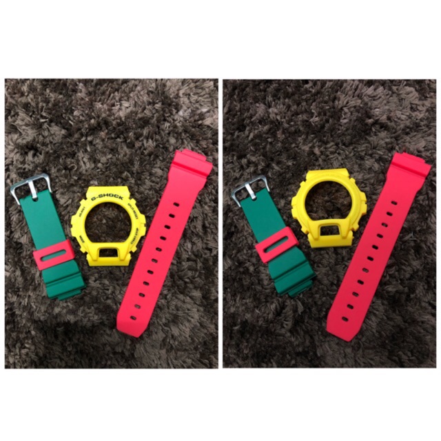 Custom BNB Gshock Dw6900 Rasta | Shopee Malaysia