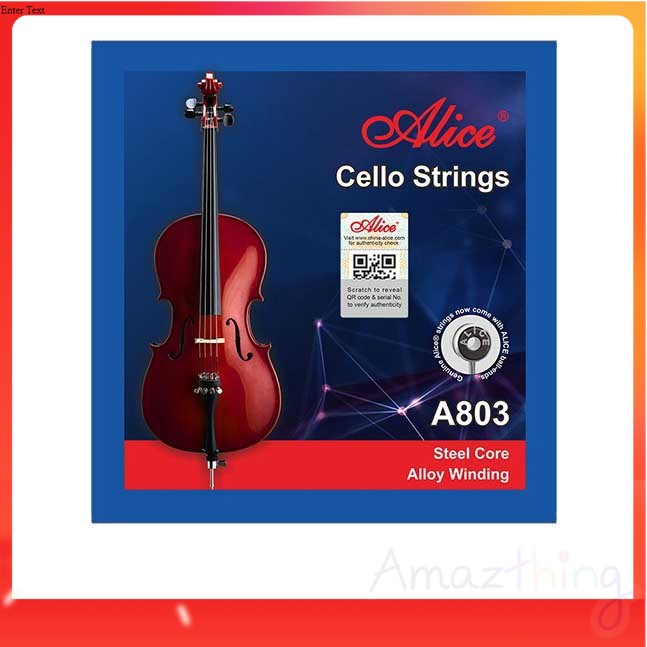 (Ready Stock) Amazthing Alice Cello String Full Set (C-G-D-A) for all size cello 大提琴弦套组 | Shopee ...