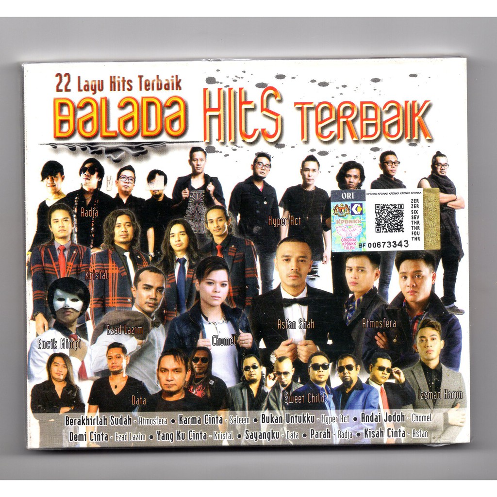 BALADA HITS TERBAIK (22 LAGU HITS TERBAIK) - CD | Shopee Malaysia